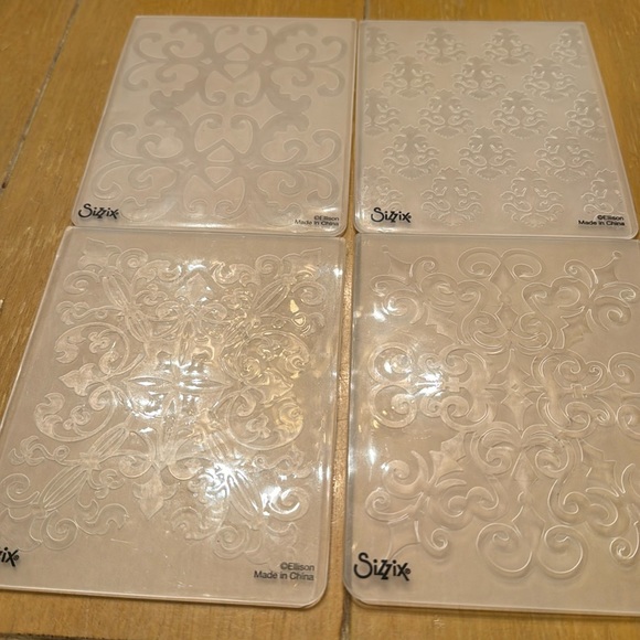 Sizzix | Office | Sizzix Bundle Embossing Folders 2d | Poshmark